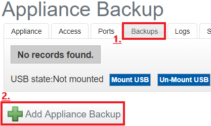 ACM - How to Perform a Local Backup