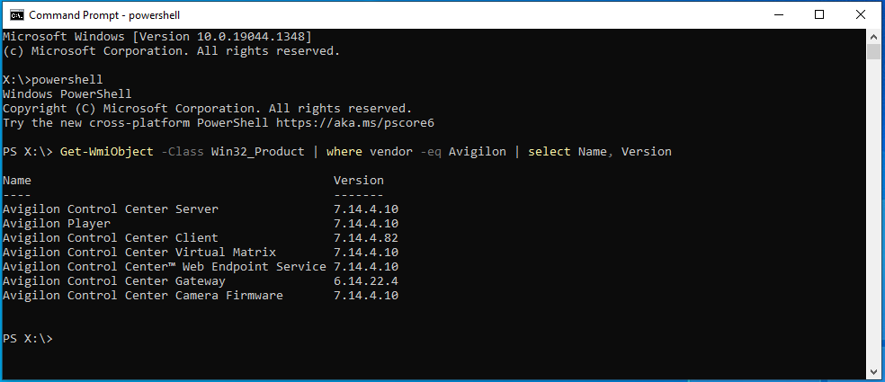 List Installed ACC Software with PowerShell and Command Line