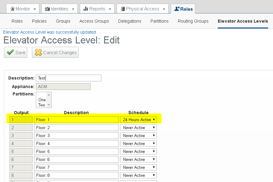 Acm Elevator Control Primer Guide Use Custom Level Access