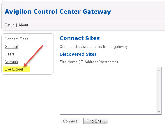 How to Configure Live Export in ACC Gateway and Change Storage Directory