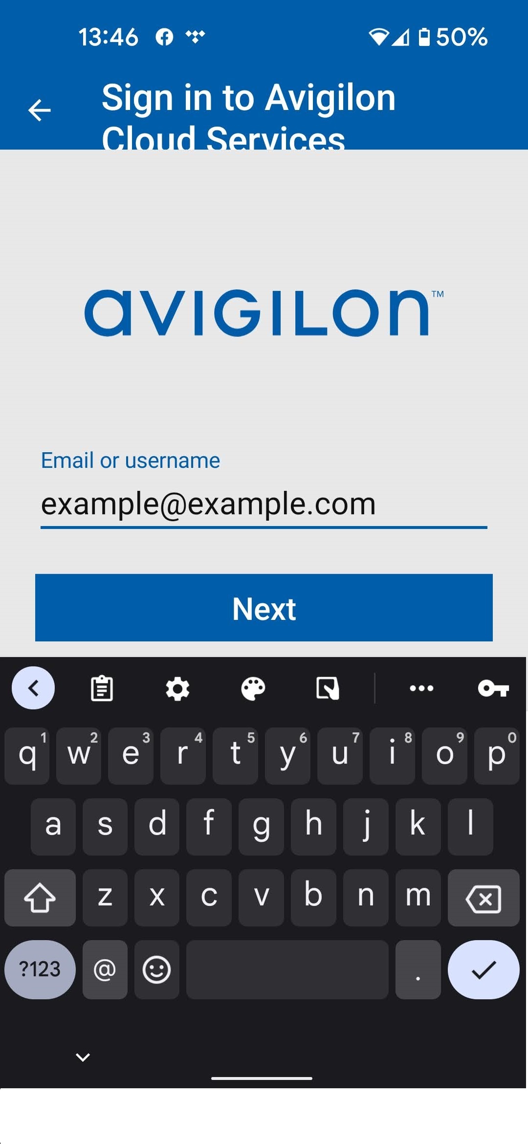 ACC Mobile 3 Region Selector is Missing when Signing into Avigilon ...