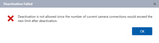 ACC License Deactivation is Not Allowed
