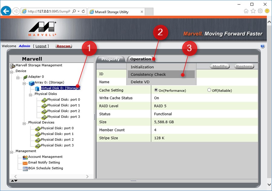 How to Run Consistency Check/Fix on an HDVA