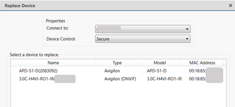ACC - How to use the "Replace Device" feature in ACC 6.10.0.24 and higher