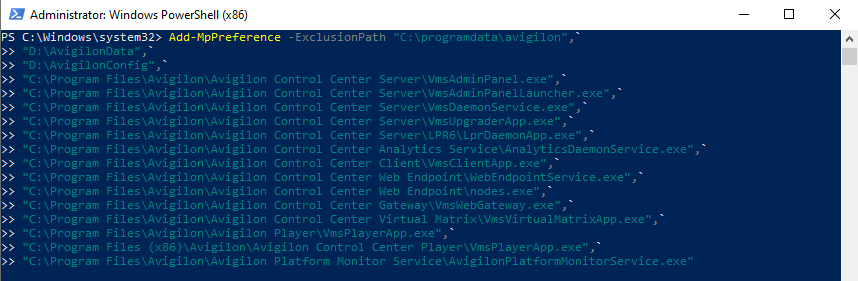 Add ACC Files and Folders to Windows Defender Exclusions Using PowerShell
