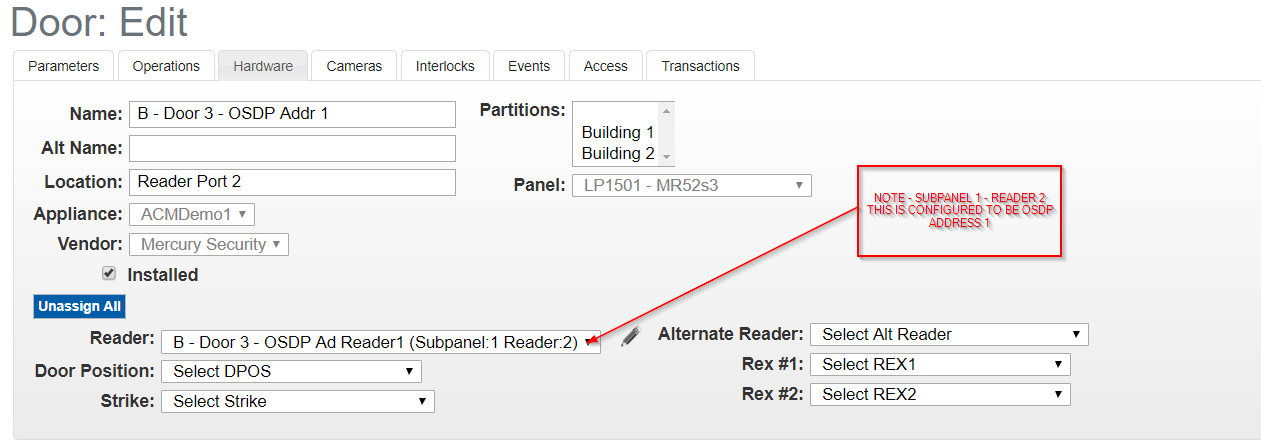How To Configure 4 OSDP Readers on an MR52 – 2 IN/OUT Doors