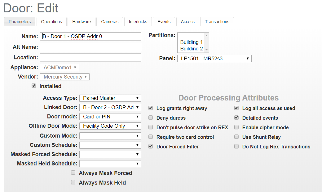 How To Configure 4 OSDP Readers on an MR52 – 2 IN/OUT Doors