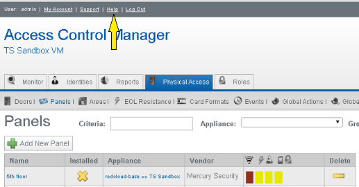 Acm How Can I Convert Mercury Panels From Lenel To Work With Acm