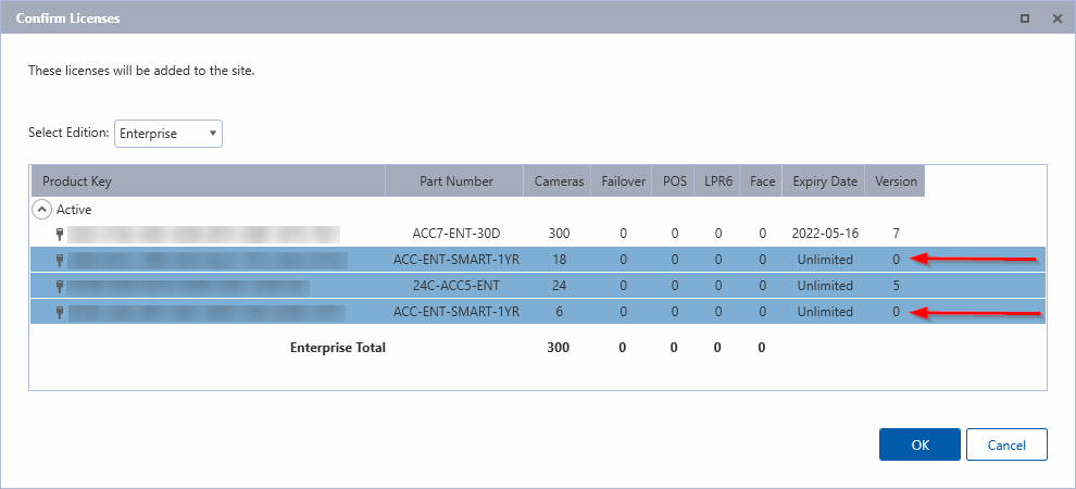 Smart License Showing Version 0 In License Management