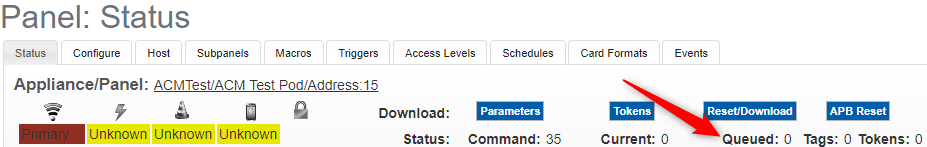Acm Shows Unknown Cardunknown Panel And Haltxt Has 123 Invalid