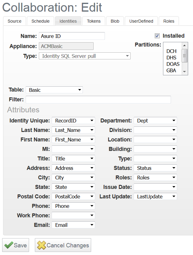 Asure ID Integration with ACM