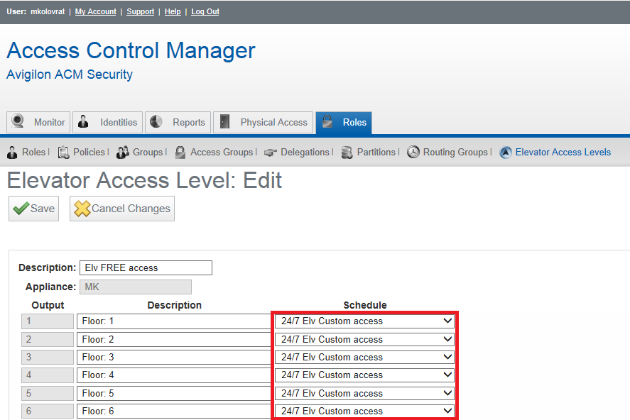 Configure Elevator control for 6 floors with ability to change elevator ...