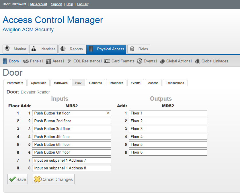 Configure Elevator control for 6 floors with ability to change elevator ...