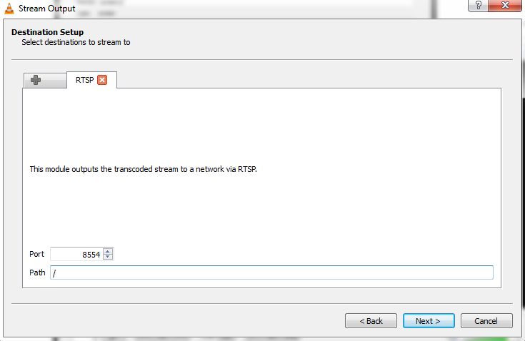 How to stream your desktop over RTSP and record it in ACC5