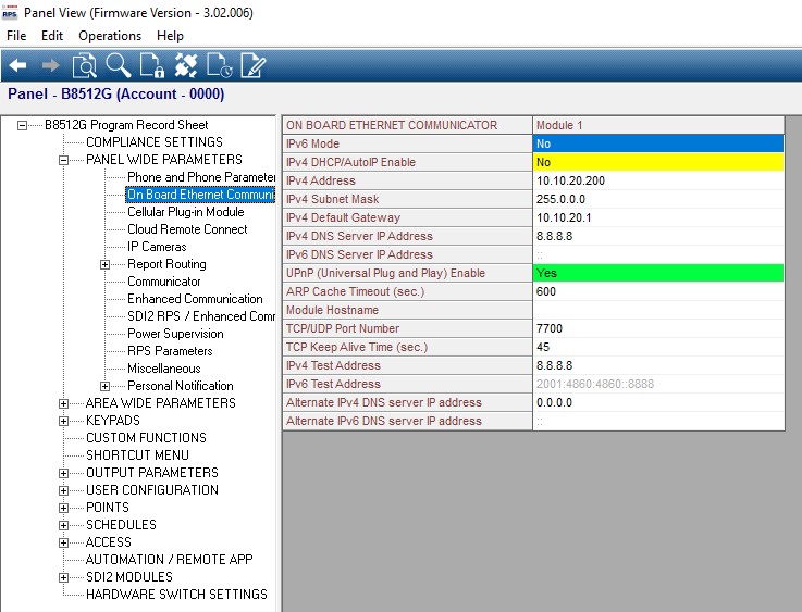 Bosch Alarm Panel Integration with ACM