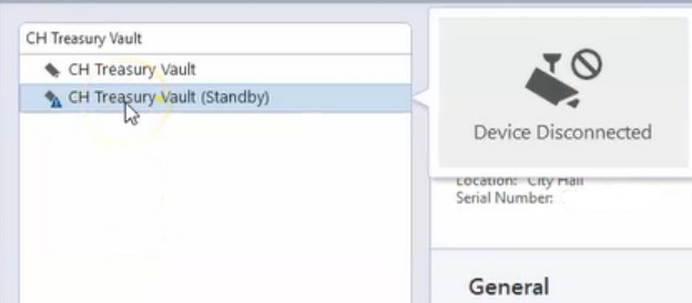 Failover Camera Does Not Appear in View and Setup Preview Shows ...