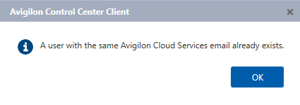How to Add a User to the Avigilon Cloud Services (ACS) using ACC Client