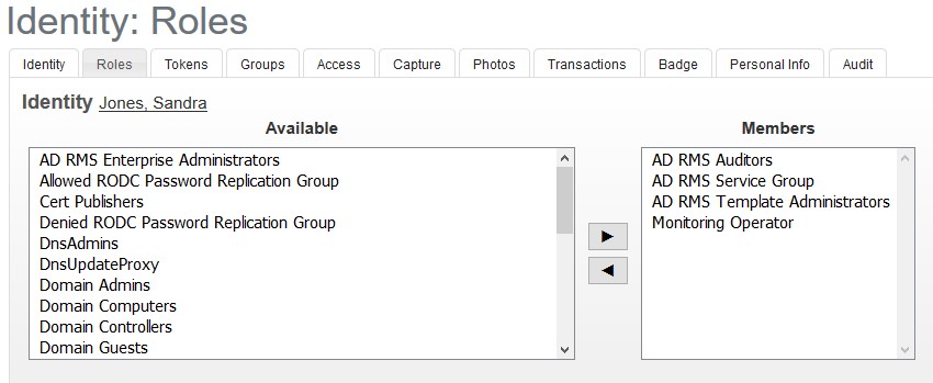 How to use Active Directory (AD) Roles in ACM