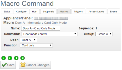 ACM Solution - Set Up an Escorted Vault Access Panel Macro