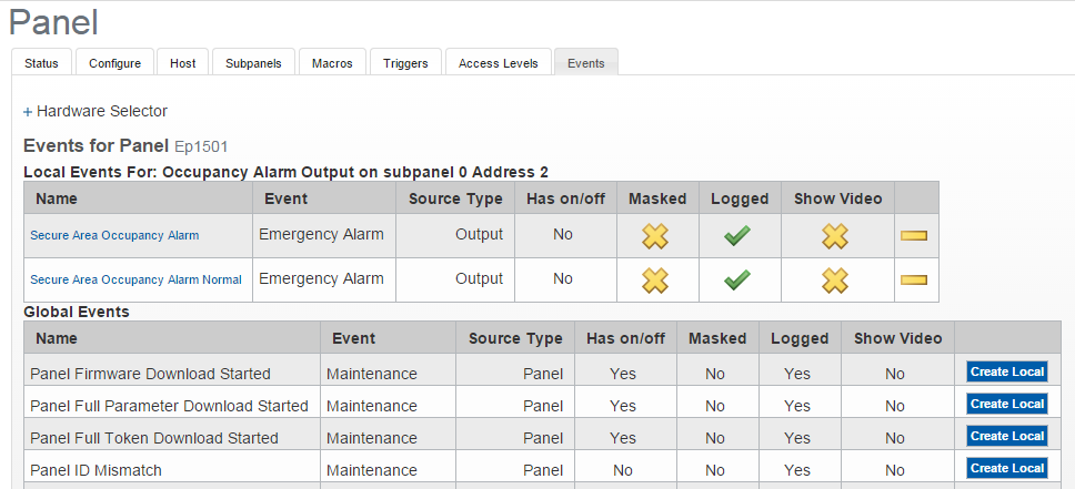 Acm Set Up An Area Occupancy Alarm