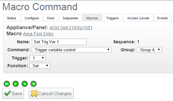 Acm Set Up Macros For An Area Occupancy Alarm