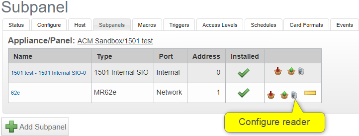 ACM - How to Configure 4 OSDP Readers on an MR62e