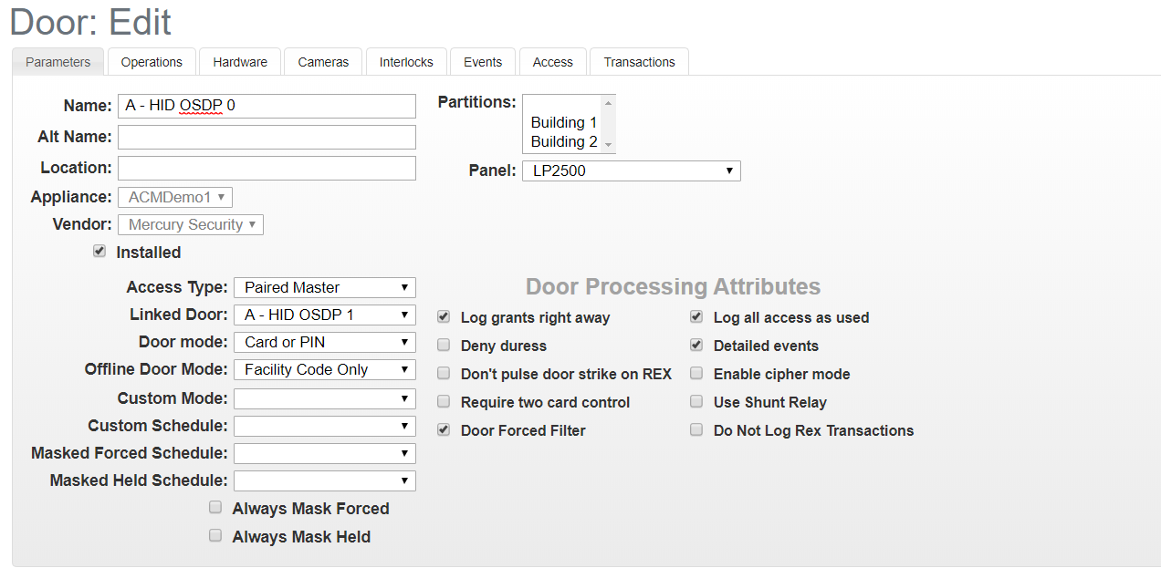 ACM - How to Configure 4 OSDP Readers on an MR62e