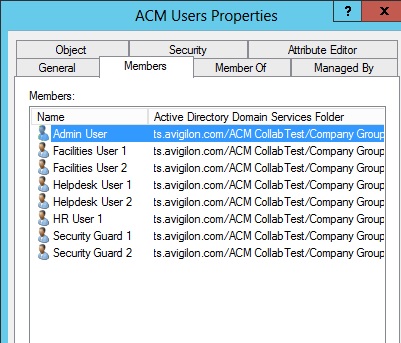 ACM - LDAP Active Directory Nested Group Search