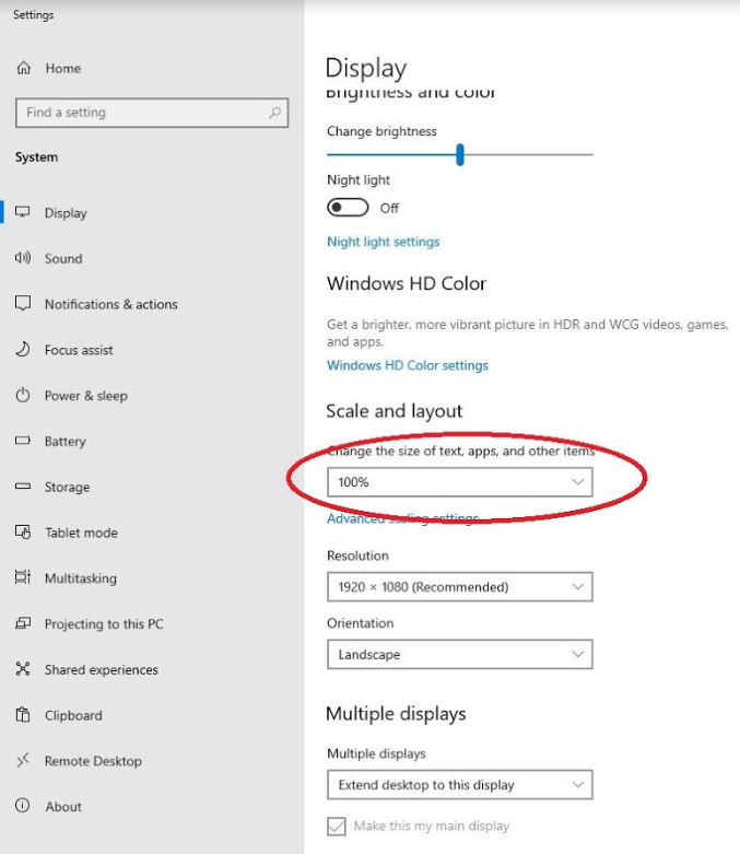 ACC Client Full Screen Mode Goes Beyond Monitor Display