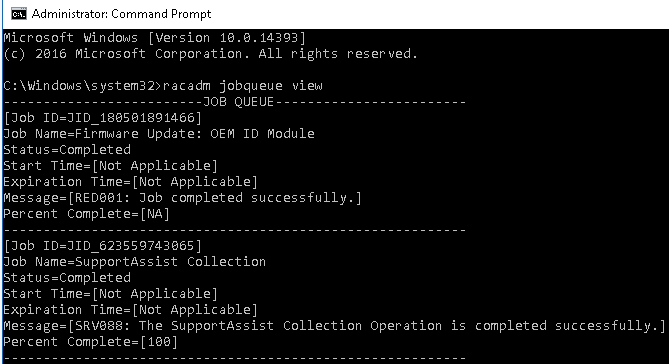 Get TSR from Windows Command Prompt