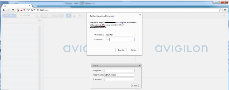 Access ACC Gateway Web Client
