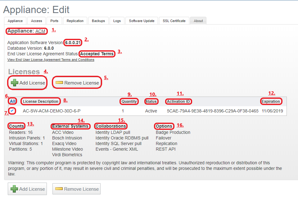 ACM - How to Activate Licenses in ACM 6.x