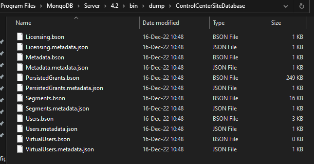 IndigoVision Control Center Site Database Server Backup and Restore