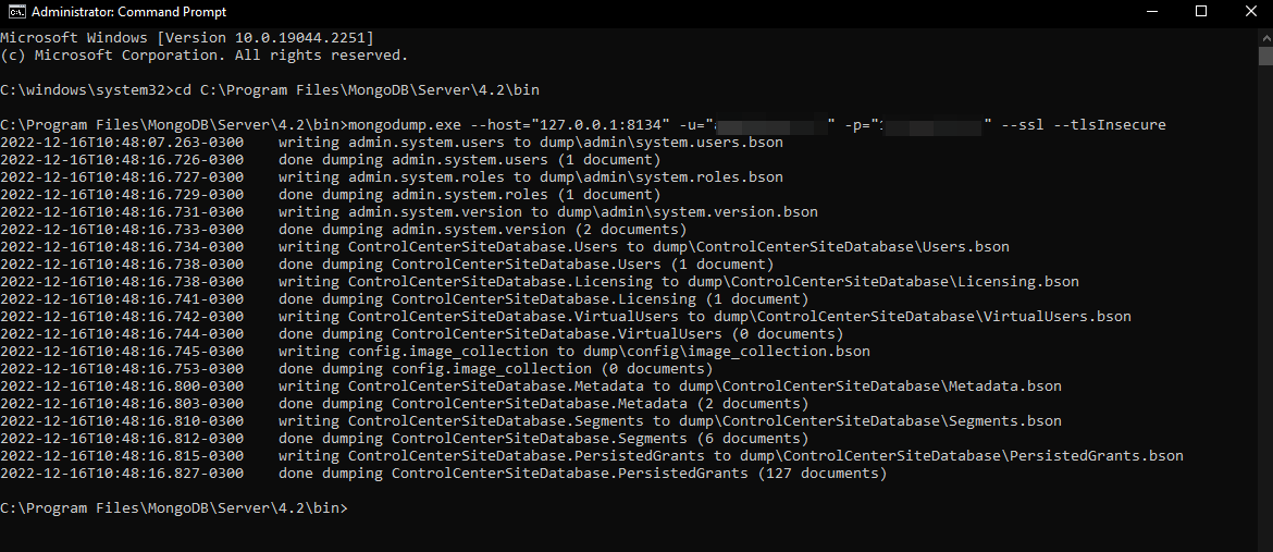 IndigoVision Control Center Site Database Server Backup and Restore