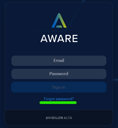 Error Invalid Password Reset Token (Alta Aware)
