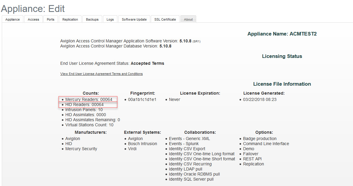 ACM - How many readers is my system licensed for and how many licenses ...