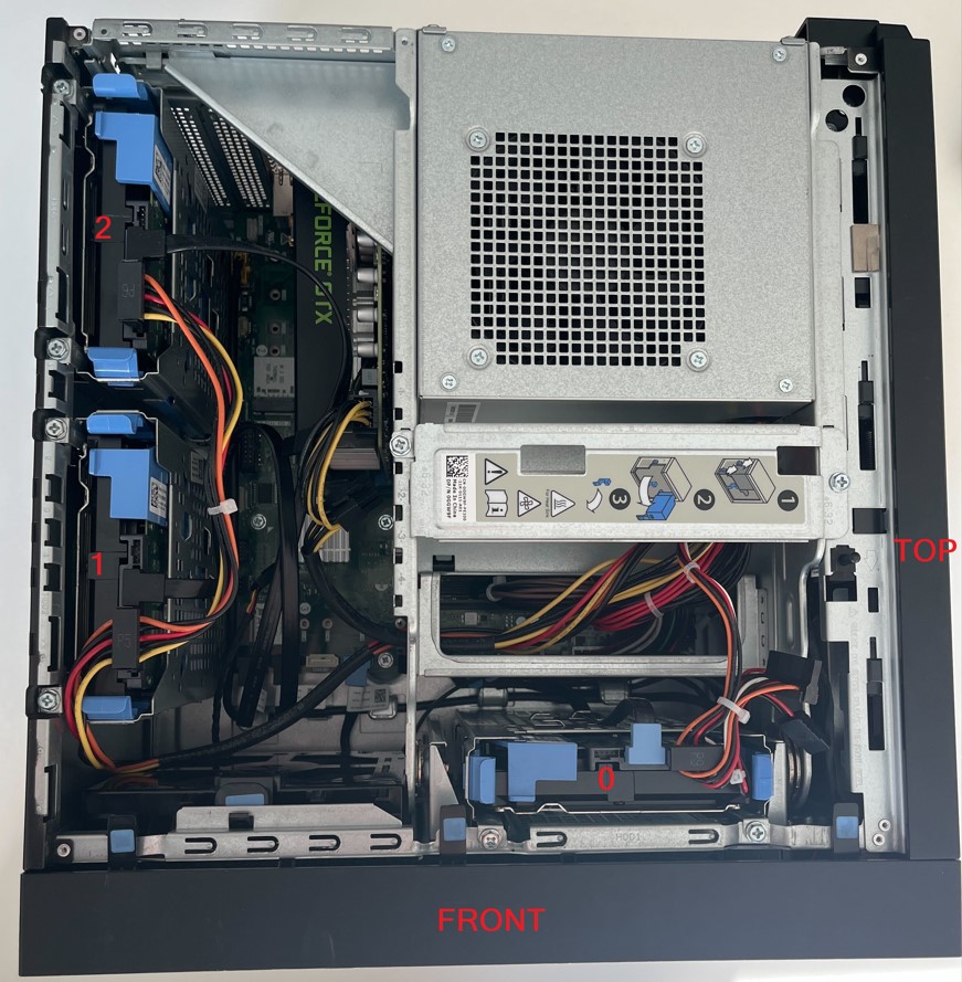 Alta Cloud Connector - Which Disk / Hard Drive is in Which Slot