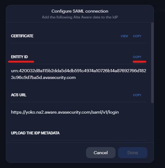 Configure SAML with Azure AD detailed step by step