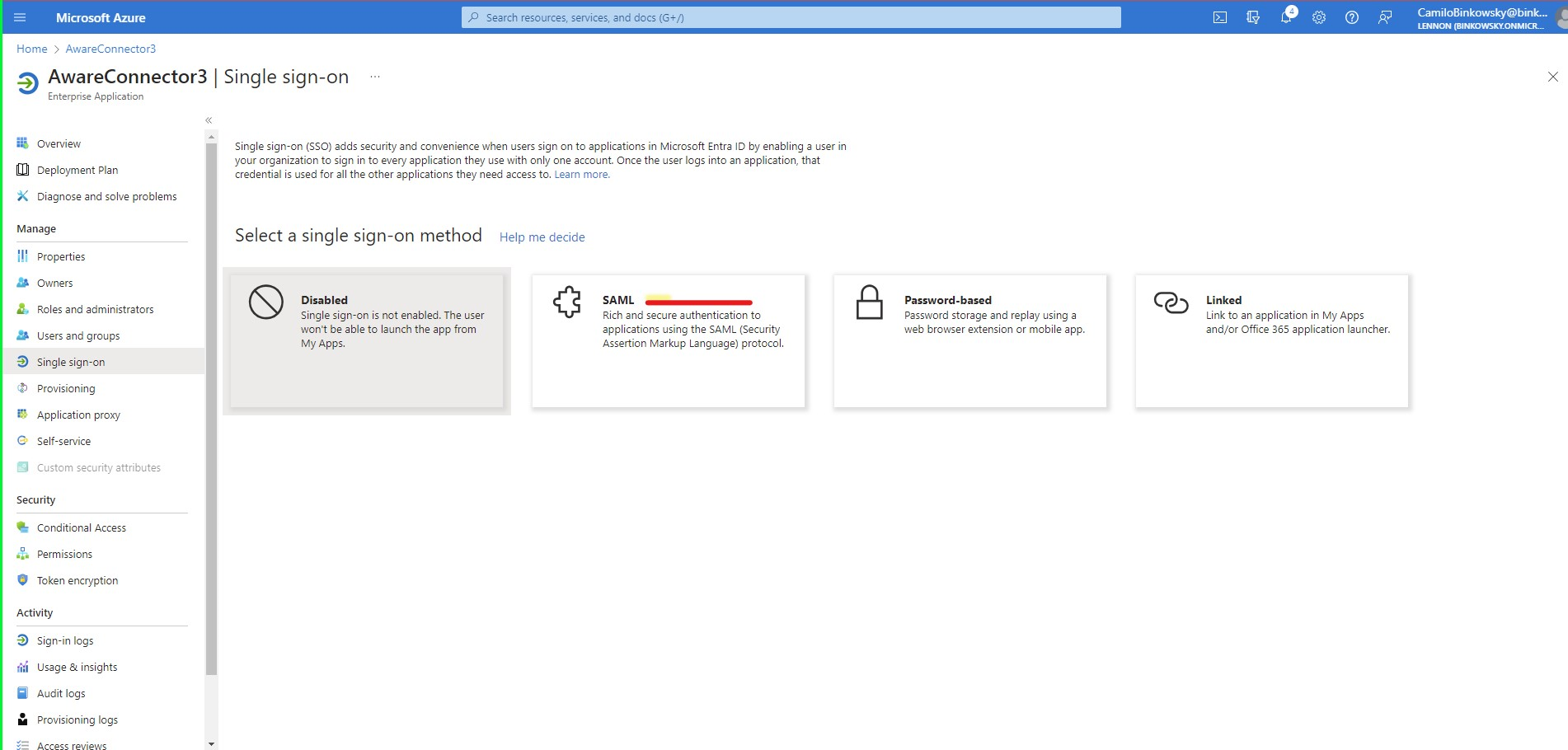 Configure SAML with Azure AD detailed step by step