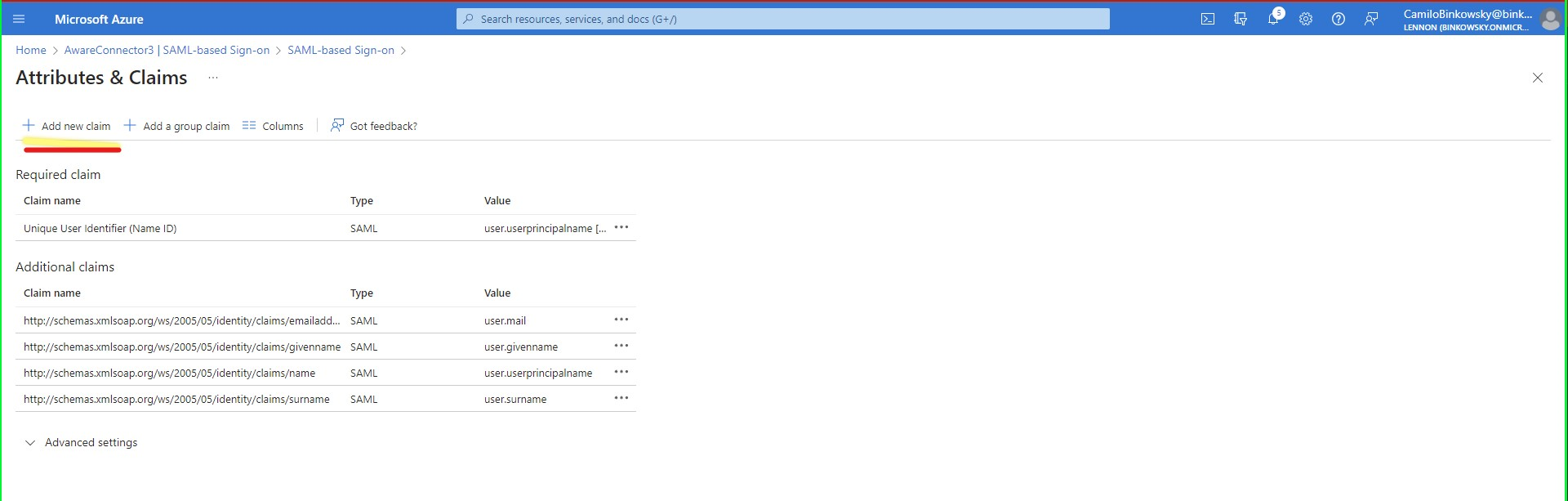 Configure SAML with Azure AD detailed step by step