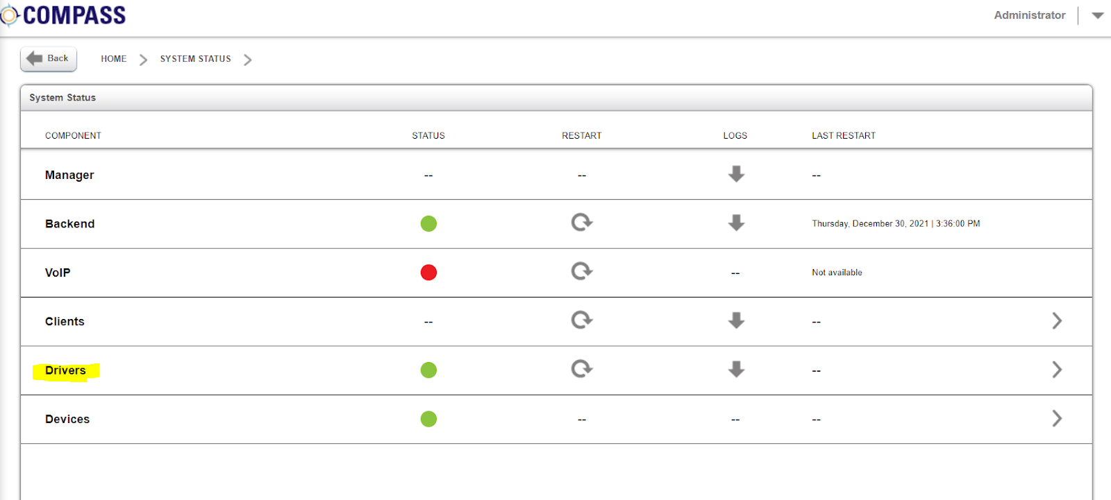 How to troubleshoot COMPASS Driver Issues