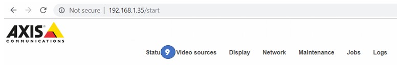 How to Display an Avigilon Camera on an Axis T8705 Decoder