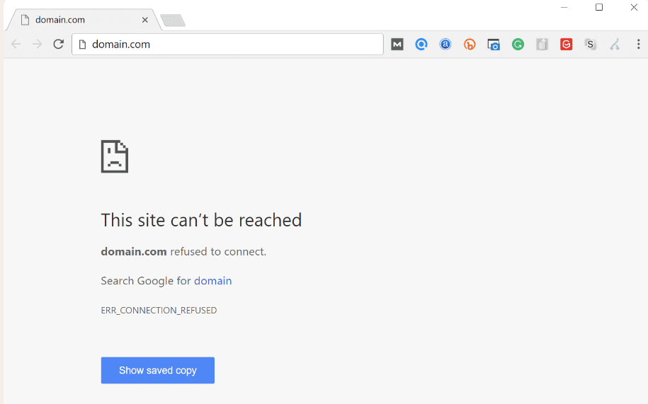 Acm Error Errconnectionrefused”