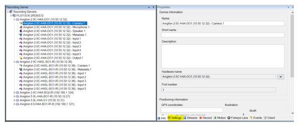 Adding Cameras in Milestone VMS and employing H4A Analytics