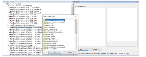 Adding Cameras in Milestone VMS and employing H4A Analytics