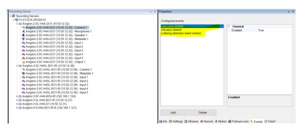 Adding Cameras in Milestone VMS and employing H4A Analytics