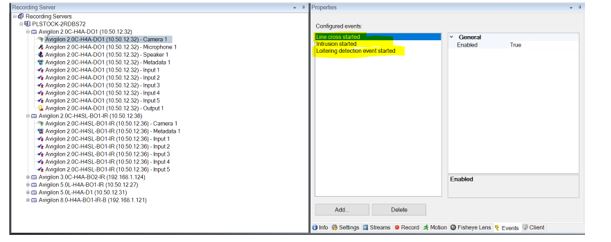 Adding Cameras in Milestone VMS and employing H4A Analytics