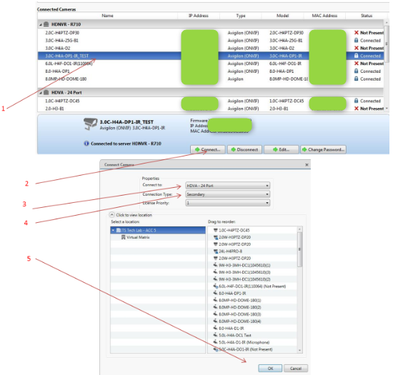 ACC - How to Add Camera to a Failover Server