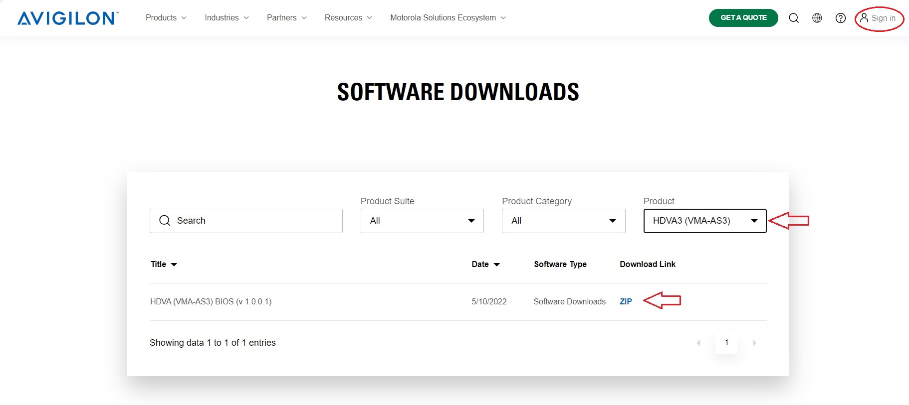 Upgrade the BIOS of HDVA VMA-AS3-xPx