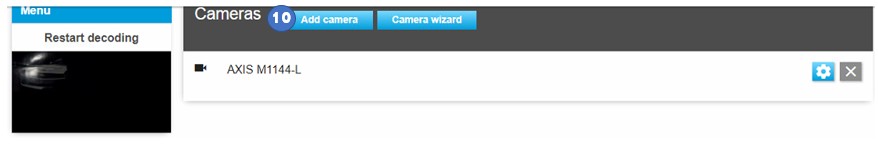 How to Display an Avigilon Camera on an Axis T8705 Decoder